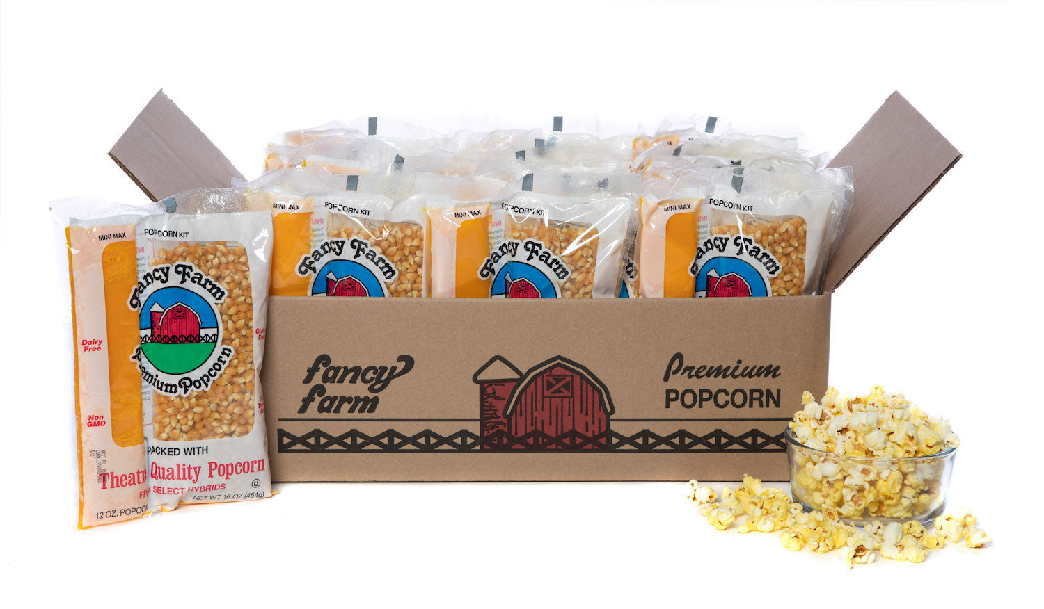 16 oz Mini Max Popcorn Kit – Fancy Farm Popcorn