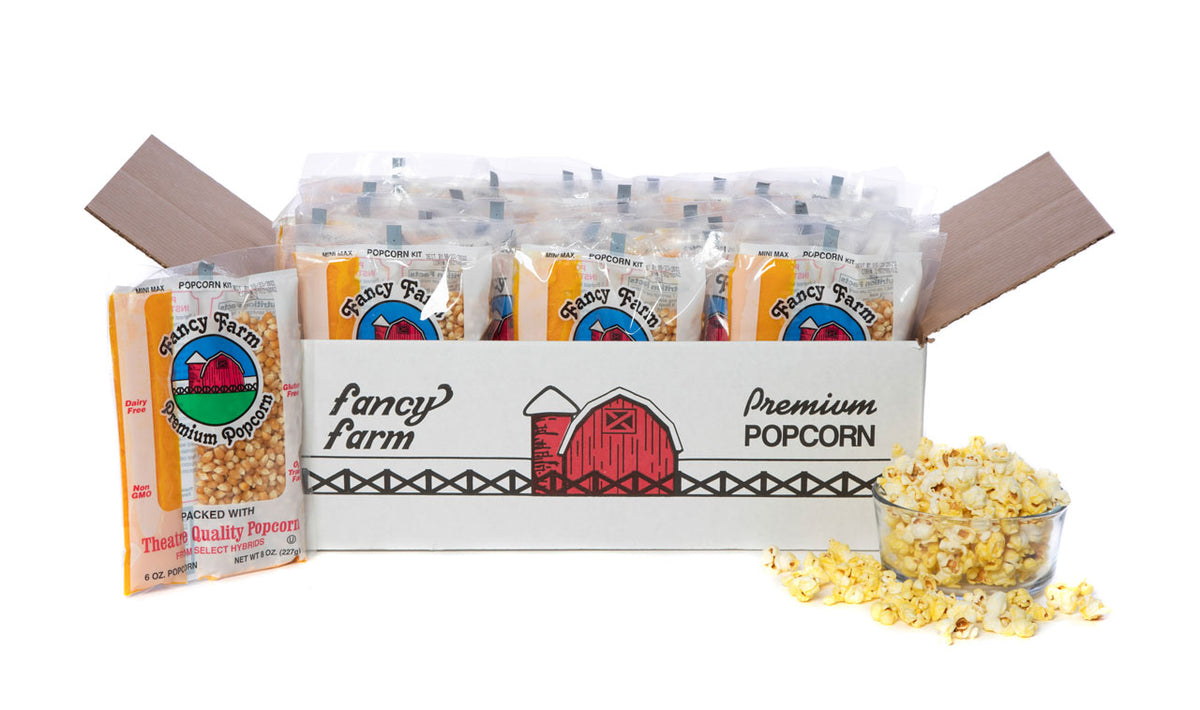 8 oz Mini Max Popcorn Kit – Fancy Farm Popcorn