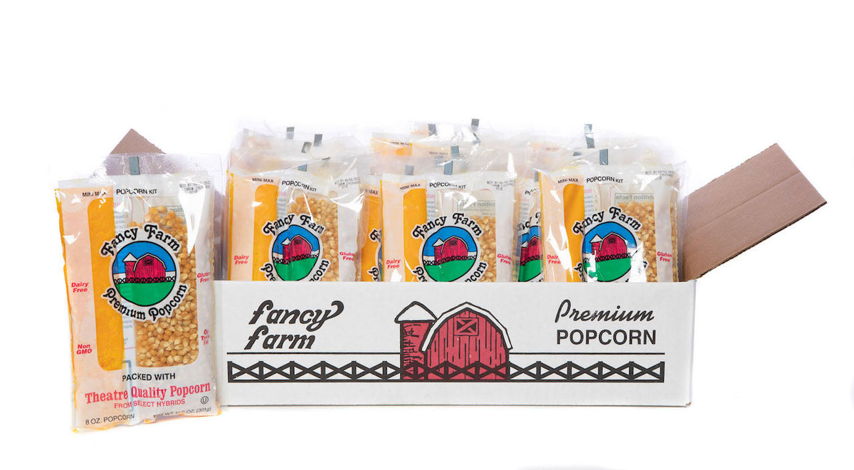 10.6 oz Mini Max Popcorn Kit – Fancy Farm Popcorn
